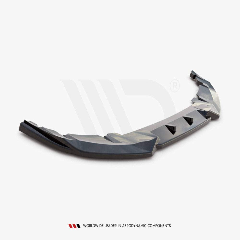 MINI F60 Countryman JCW Front Splitter V.1 Gloss Black | Maxton Design