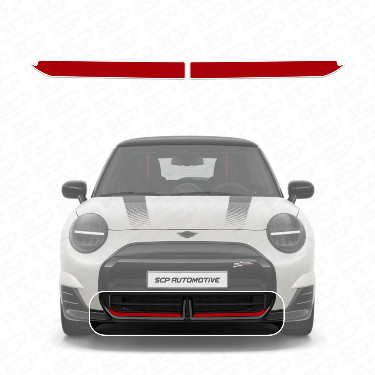 MINI J01 Cooper Sport Front Splitter Decal | SCP Automotive