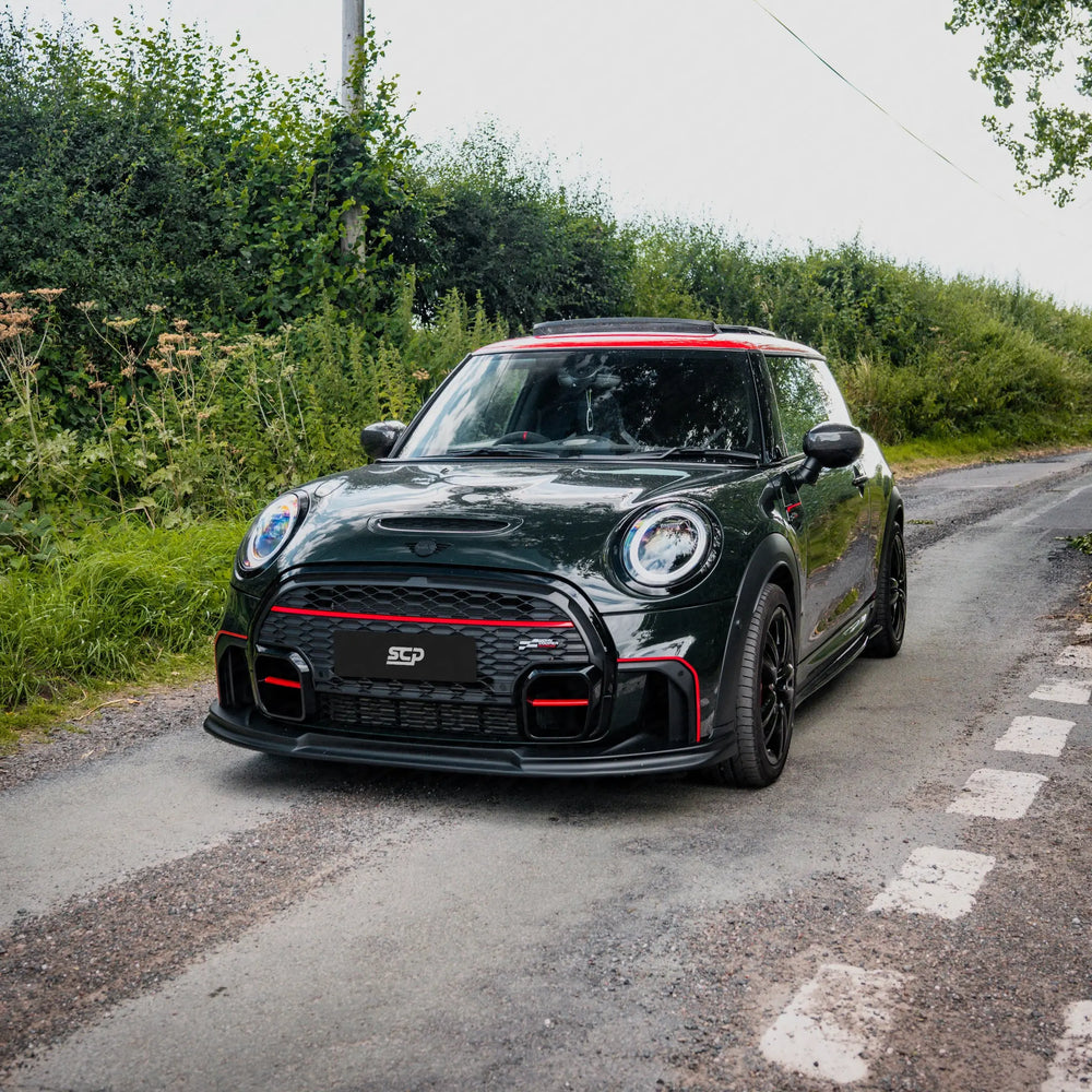 MINI R56 JCW Front Splitter V.1 – Gloss Black | Maxton Design
