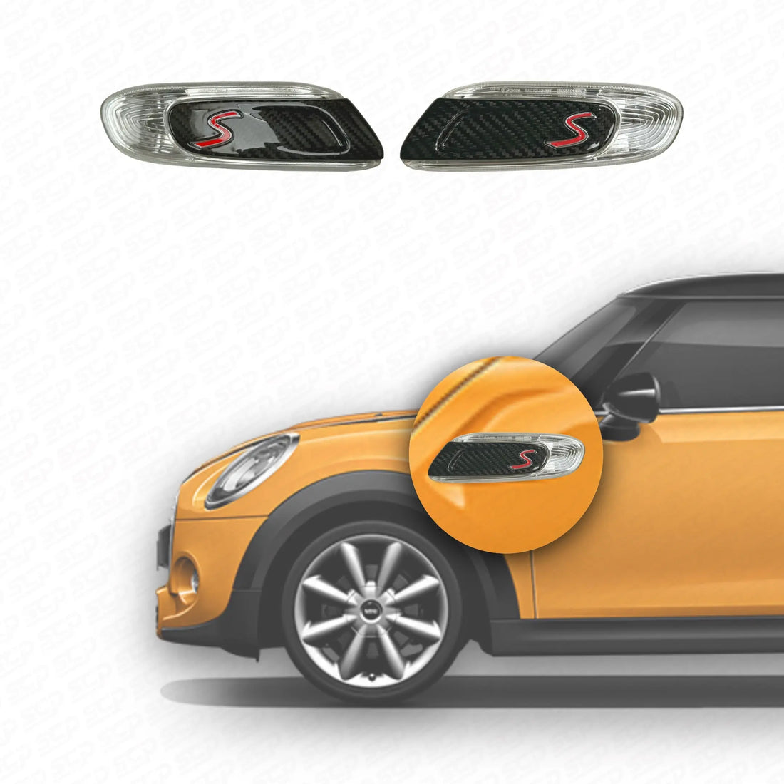 MINI F-Series Cooper S Carbon Fibre Indicator Insert Cover