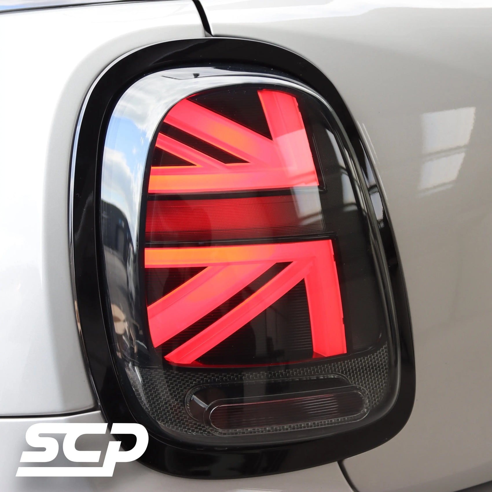 MINI F55 F56 F57 Union Jack LED Taillights - Grey