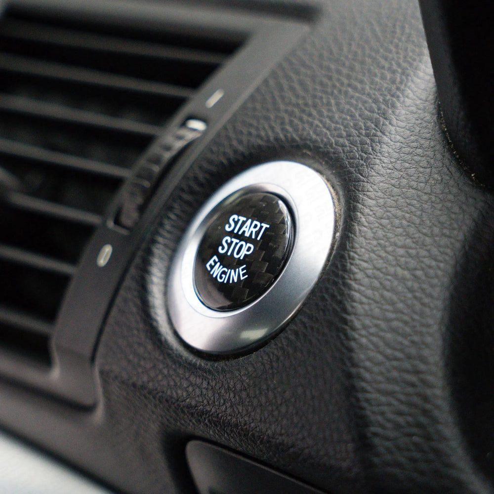 BMW E-Series Carbon Fibre Start/Stop Button Cover